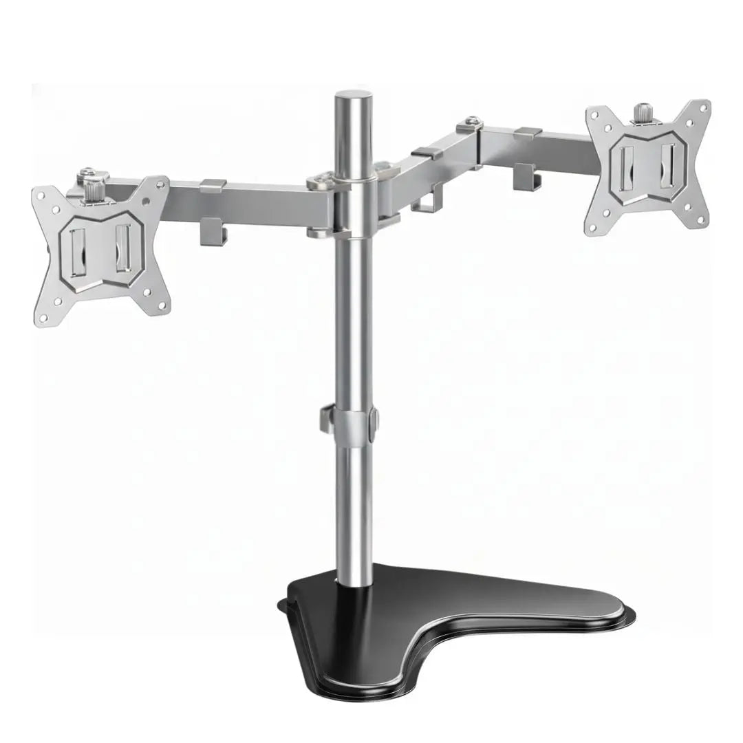 Landscape to Portrait Double Monitor Arms for 10"-24" Screens – One ...