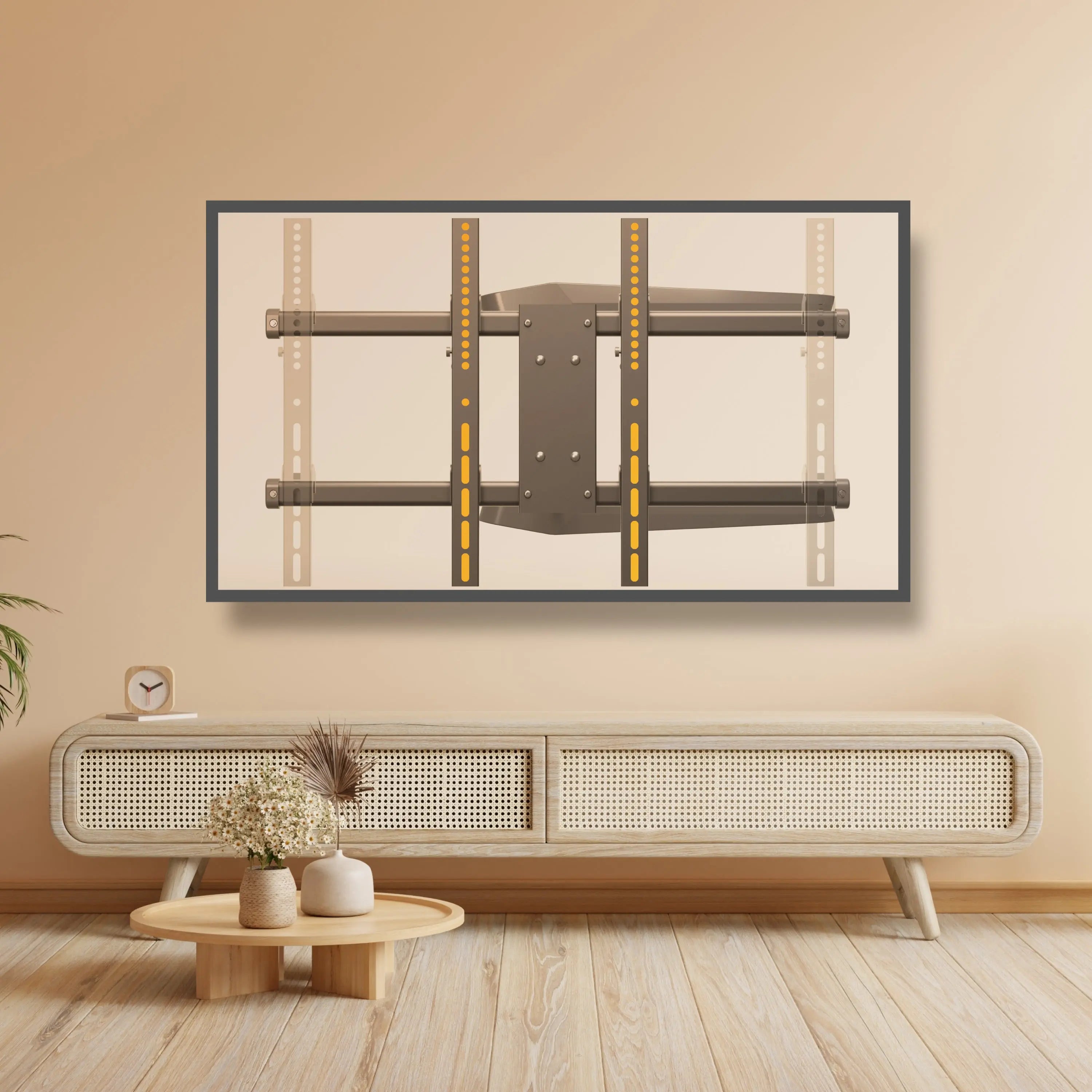 ProMounts Premium Articulating / Full Motion Wall TV Mount For 42" to ...