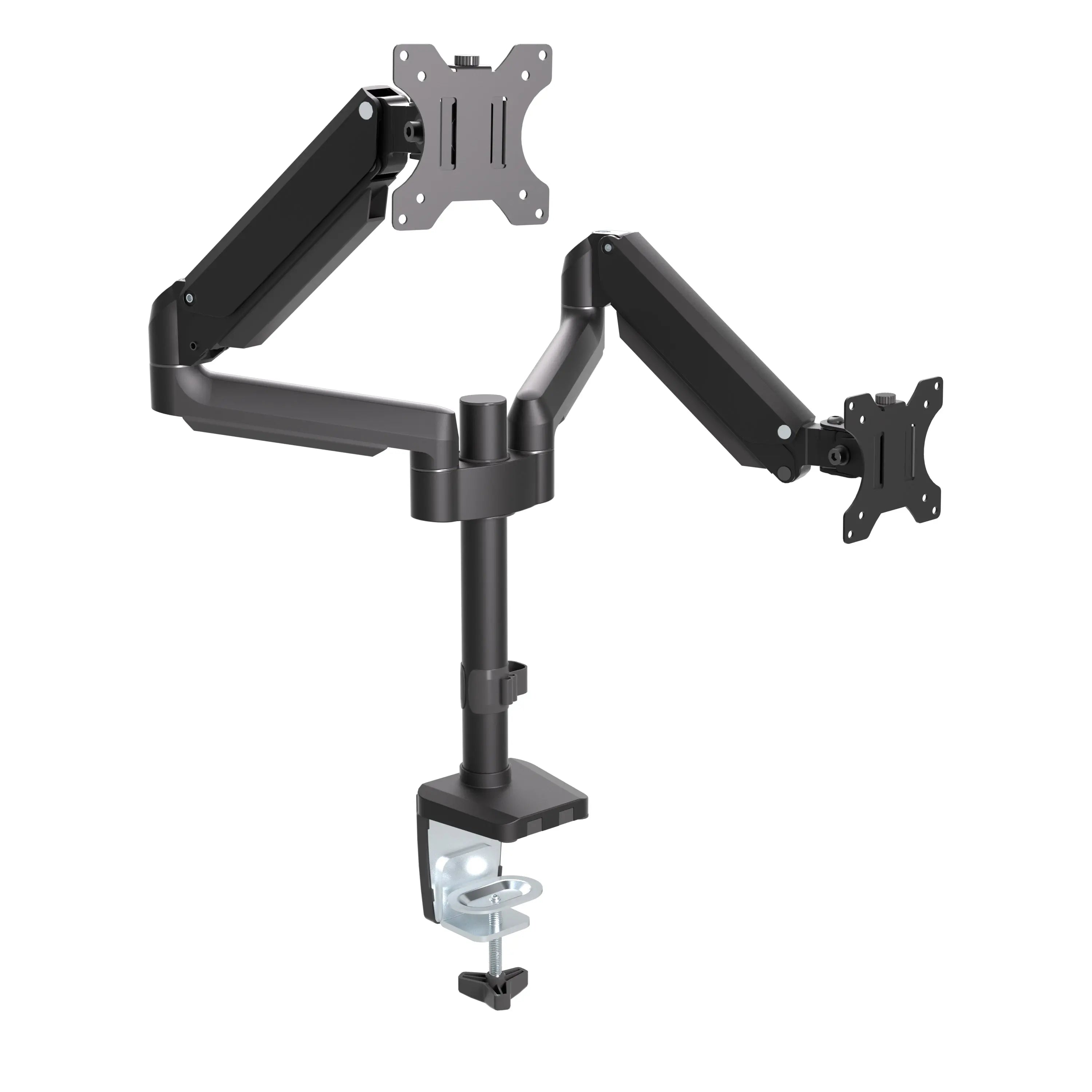Landscape to Portrait Double Monitor Arms- Ideal Monitor Mount Solution ...